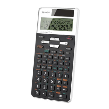Sharp - EL531XTWH - Calculatrice scientifique à 10 chiffres - Blanche ...