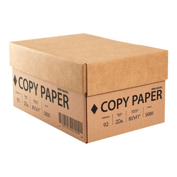 Papier à copies, 20 lb, 8,5 po l x 11 po H, 500 feuilles/rame, 10 rames ...