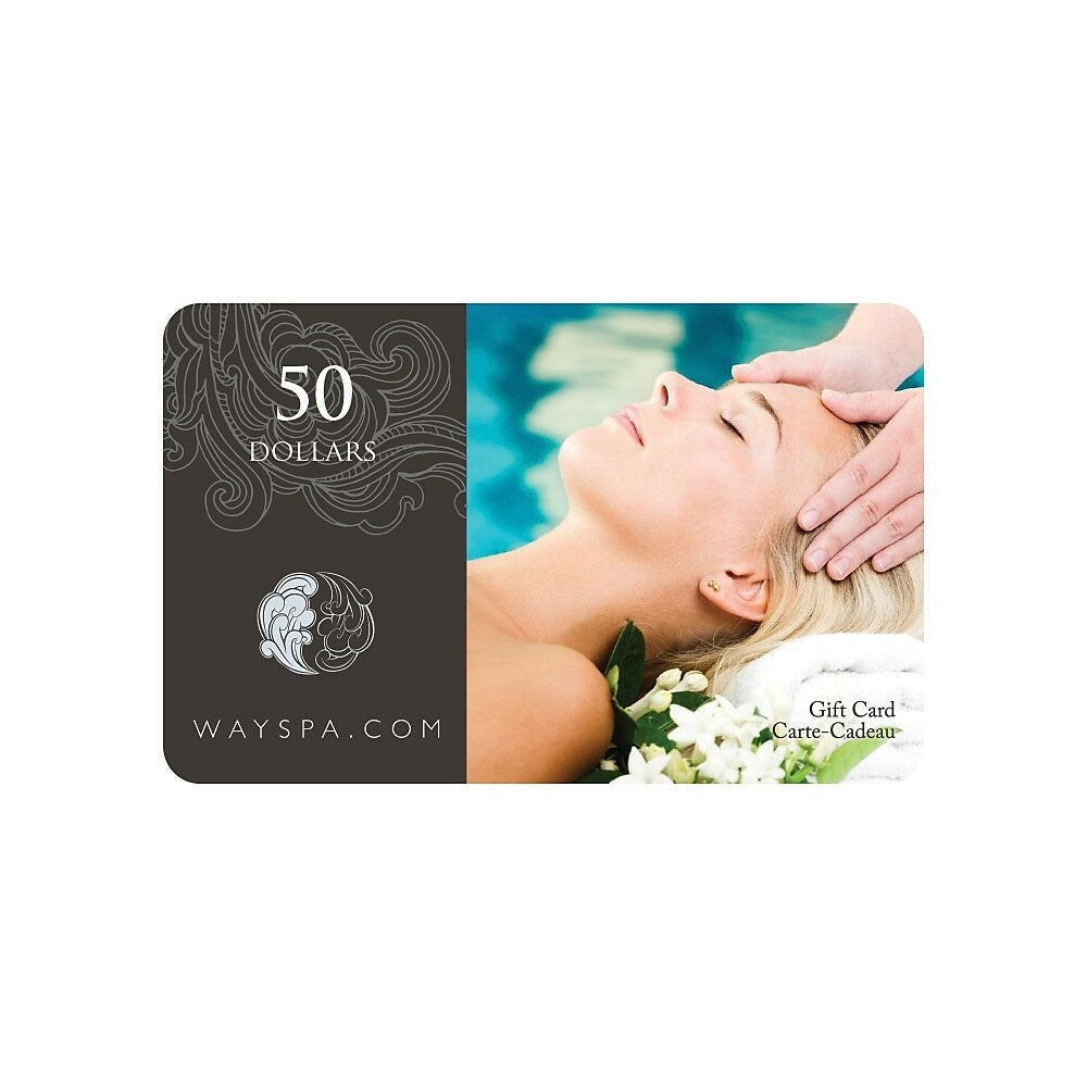 Carte-cadeau Wayspa de 50 $ | bureauengros.com