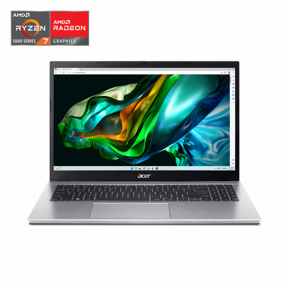 Acer - Ordinateur portable ACL 15,6" FHD Aspire 3 - AMD Ryzen7 5700U - SSD 512 Go - RAM 16 Go ...