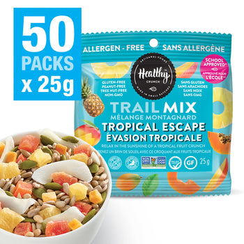 Healthy Crunch - Mélange de fruits et de graines Tropical Escape, 50 ...