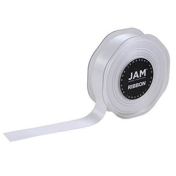 JAM Paper - Ruban de satin double face - 7/8" de large x 25 m - Blanc ...