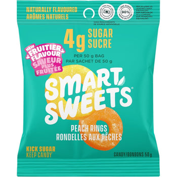 Smart Sweets - Rondelles aux Pêches - 50 g | bureauengros.com