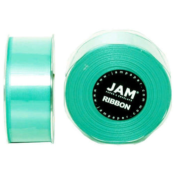 JAM Paper - Ruban de satin double face - 1 1/2" de large x 25 m - Bleu ...