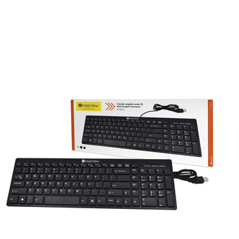 Clavier Ultra mince IntekView V.2 - anglais | bureauengros.com