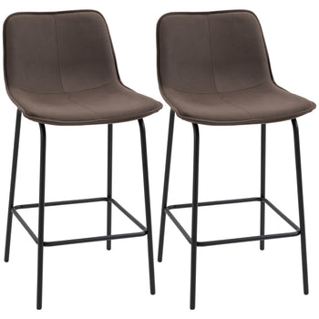 HOMCOM - Tabourets de bar modernes hauteur comptoir - café - paquet de ...