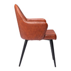 Zuo - Silloth Chaise de salle à manger - Brun | bureauengros.com