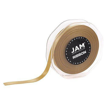 JAM Paper - Ruban de satin double face - 3/8" de largeur x 25 m - Or ...