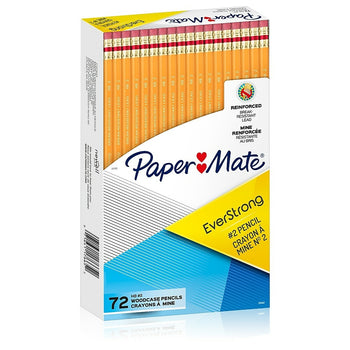 Paper Mate - Crayons à mine de plomb - 0,5 mm - #2 HB - Paquet de 72 ...