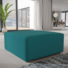 Modway - Mingle Tissu Ottoman - Sarcelle | bureauengros.com