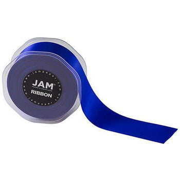 JAM Paper - Ruban de satin double face - 1 1/2" de large x 25 m - Bleu ...