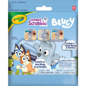 Crayola - Animaux Bluey Scribble Scrubbie Crayola, 1 unité ...
