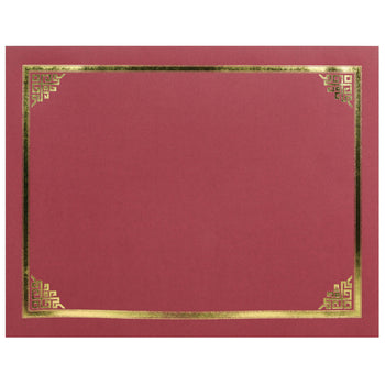 St. James - Porte-certificats/porte-documents - bordure dorée ...