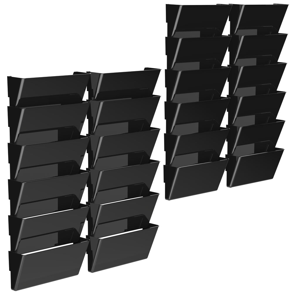 Storex classeur murale recyclées - légal - noir - paquet de 24 - 4 Set ...