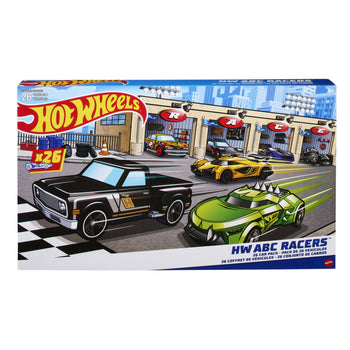 Hot Wheels - Ensemble ABC Racers/Speed Readers - 26 véhicules ...