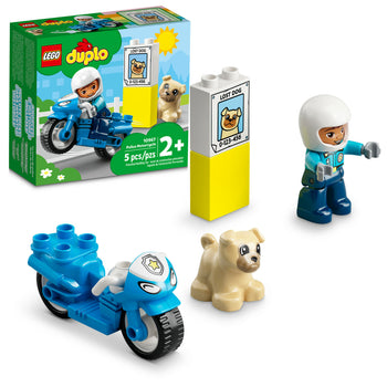 LEGO DUPLO - La moto de police de sauvetage Jeu de construction - 5 ...