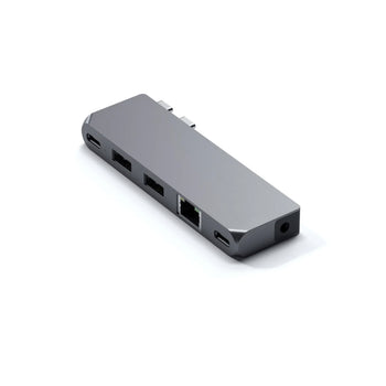 Satechi mini hub multiport - Gris sidéral | bureauengros.com