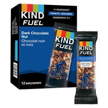KIND - Fuel Bar Chocolat noir et noix - Paquet de 12 | bureauengros.com