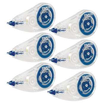 Ruban correcteur Staples − Paquet de 6 | bureauengros.com