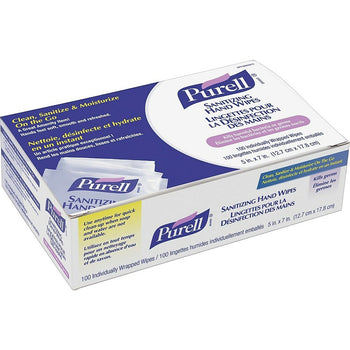 Purell − Lingettes désinfectantes pour les mains à 62 % d’alcool ...
