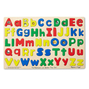 Casse-tête alphabet majuscule et minuscule de Melissa & Doug, paquet de ...