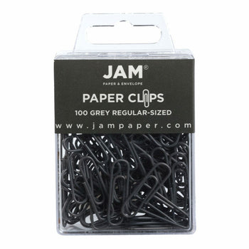 JAM PAPER - Colore norme 1" Trombones, Gris, 3 Paquets de 100 ...