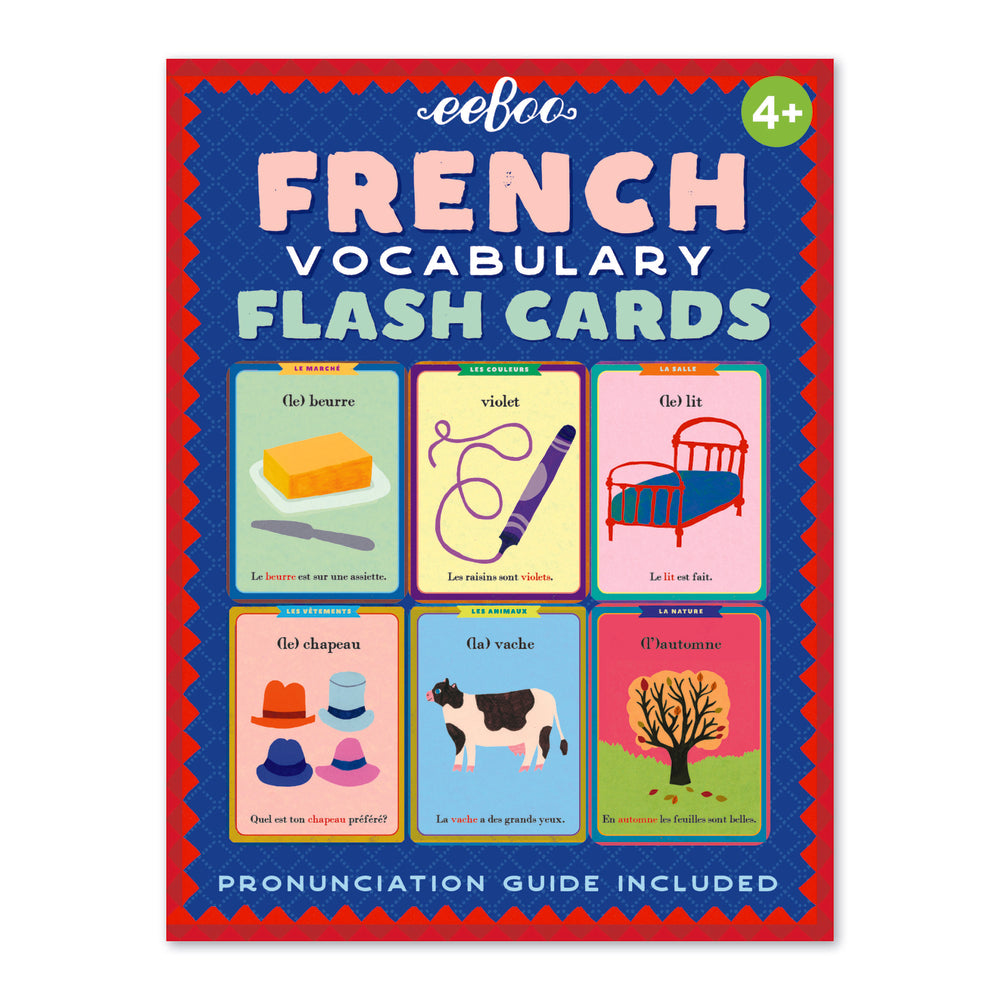eeBoo Français cartes Flash vocabulaire | bureauengros.com