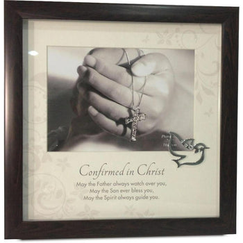 Elegance Confirmation Photo Frame, 7" x 5" with Dove Icon ...